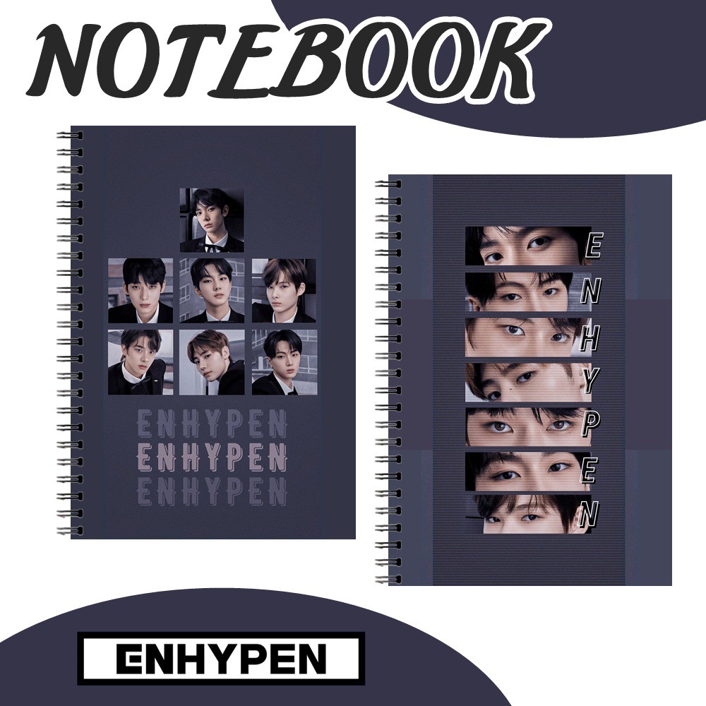 Enhypen KPOP NOTEBOOK SPIRAL NOTEBOOK | Shopee Malaysia
