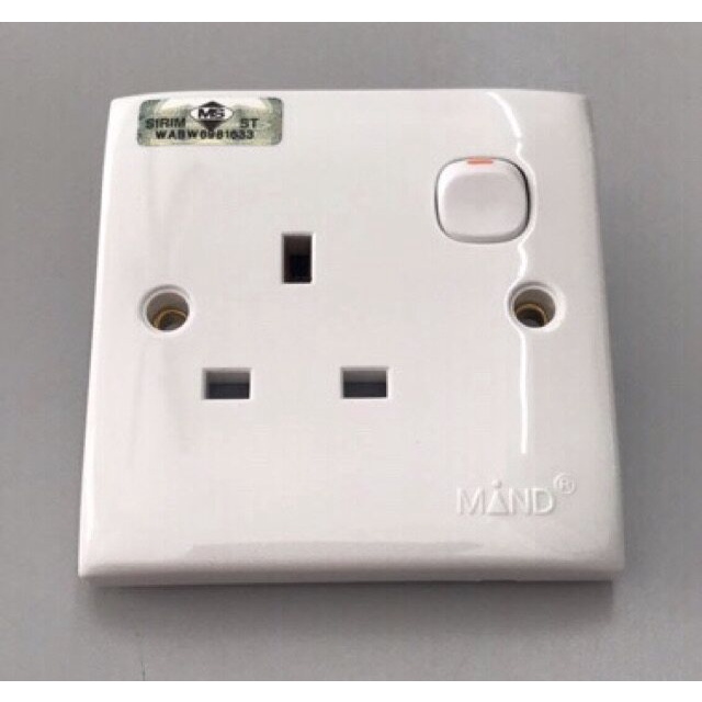 MIND 2K Series Switches and Socket Outlet (SIRIM) 13A Switch socket ...