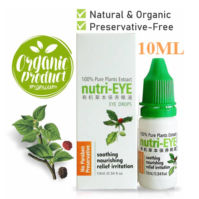 ORGANIC eye drop Nutri Eye 天然有机草本养眼液 | Shopee Malaysia
