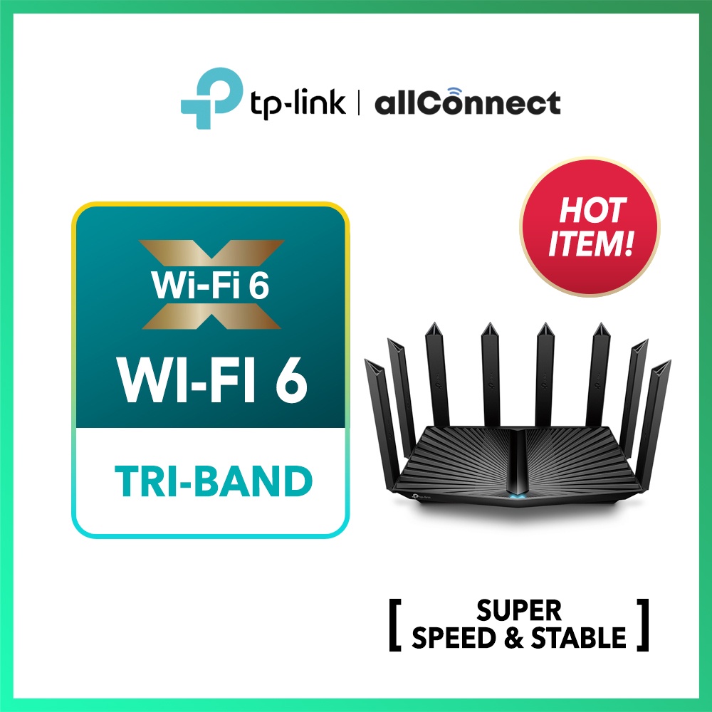 TP-Link AX6600 Tri-Band AX Mesh(Onemesh)Wi-Fi 6 Router,Support MU-MIMO ...