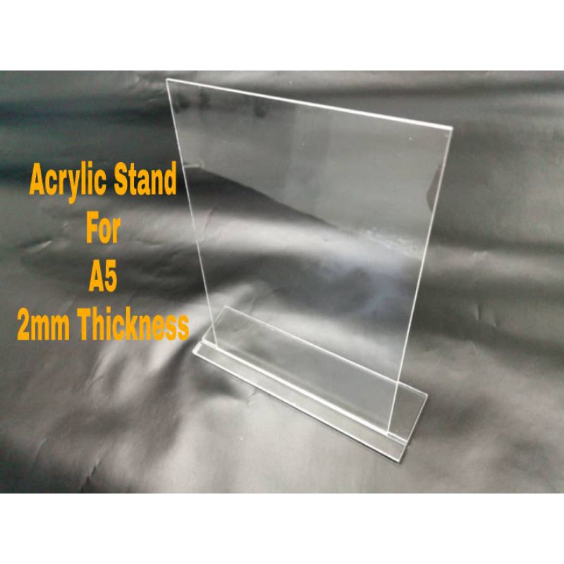 Acrylic Sheet 2mm A5 Stand | Shopee Malaysia