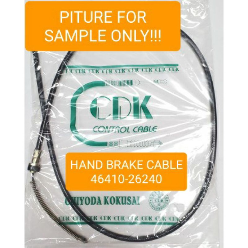 (CDK)FRONT HIACE LH80,YH80 HAND BRAKE CABLE 46410-26240 | Shopee Malaysia