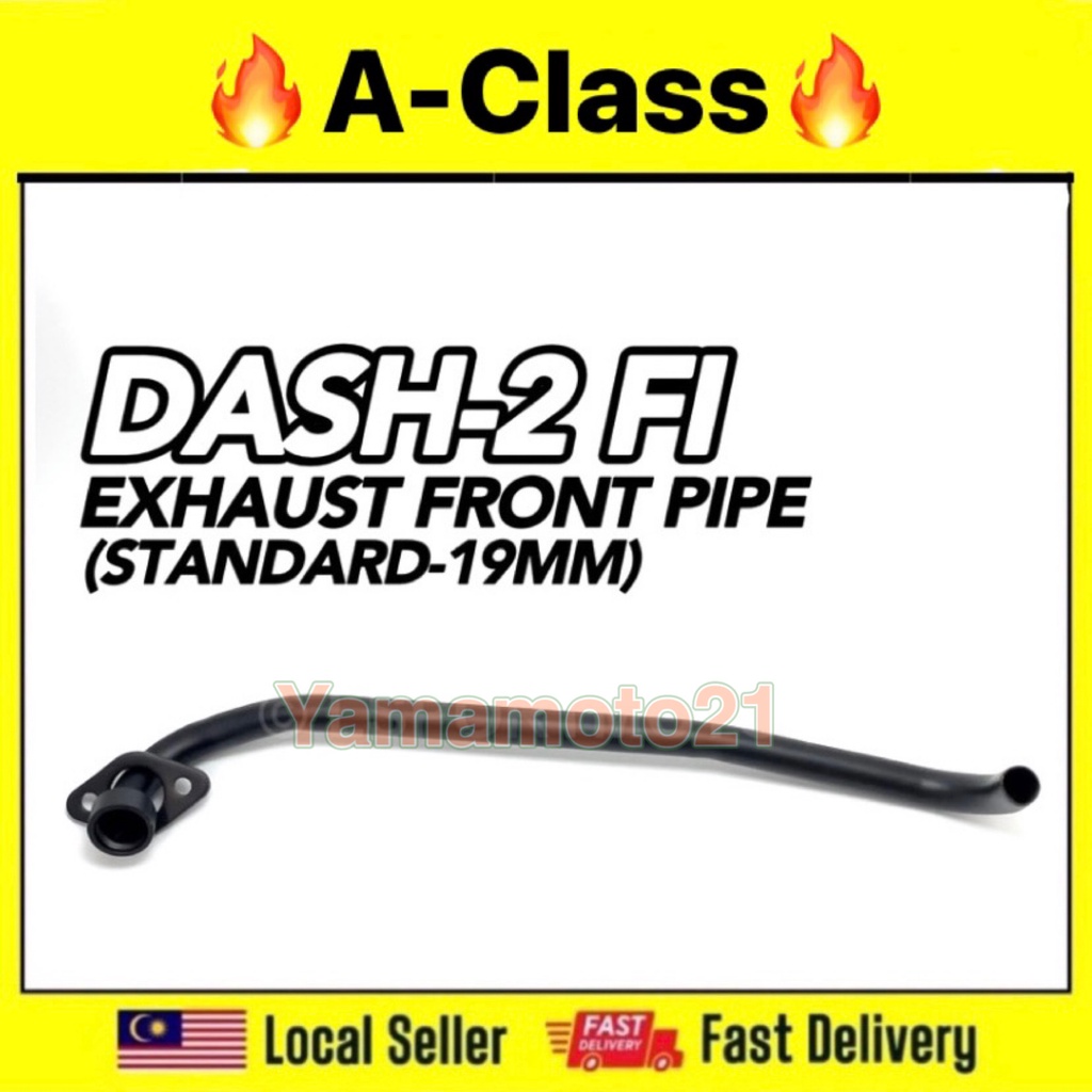 ( STANDARD ) Honda DASH2 FI / Dash110 V2 Fuel Injection Exhaust Neck , Wave Dash New Fi Front ...