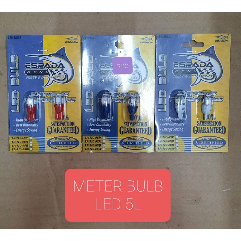LED METER BULB 5L MENTOL METER LED 5 KAKI | Shopee Malaysia