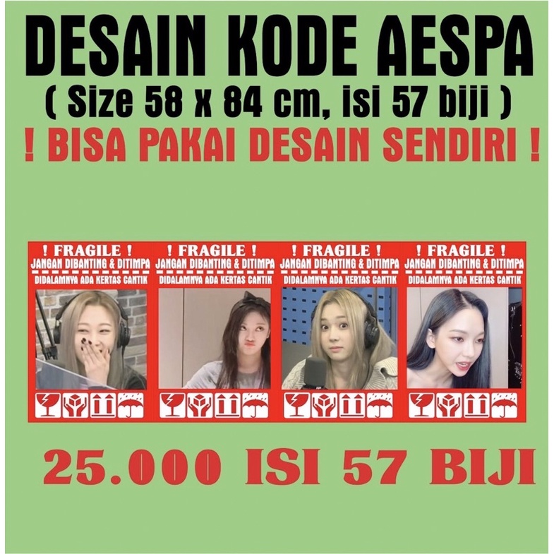 Print Sticker fragile Contents 57pcs Package kpop nct dream wayv ...