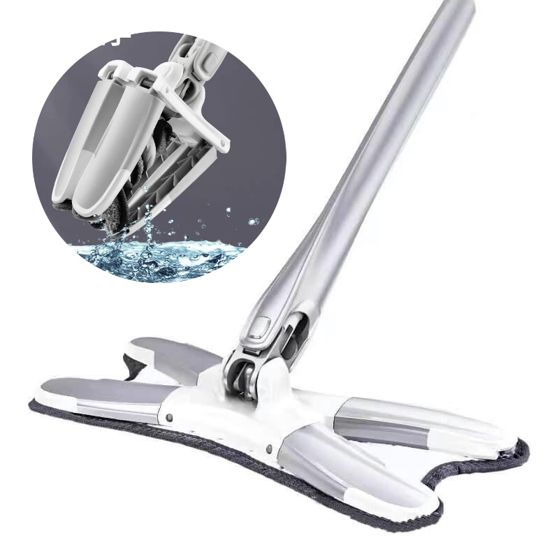Floor Mop Squeeze Mop X Shape Mop X Frame Dry Scrape Mop Bucket Floor ...