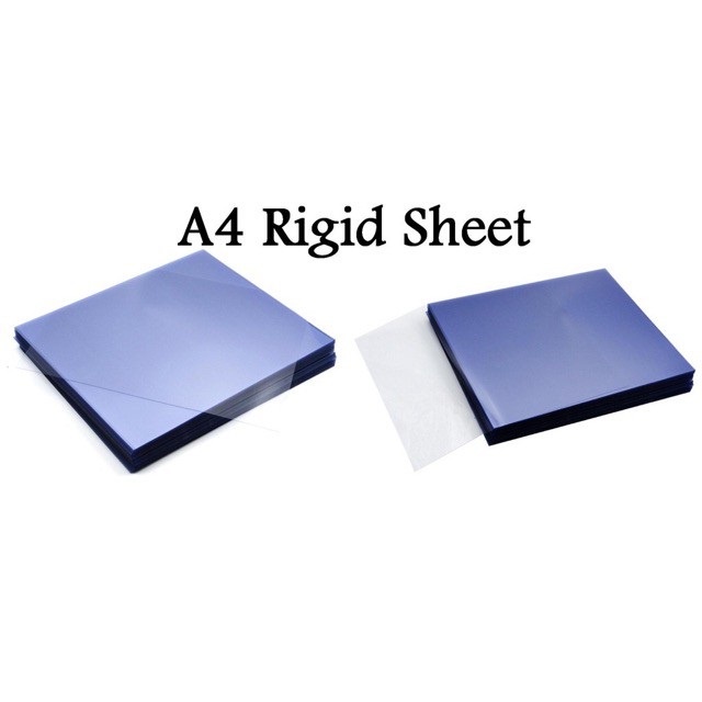 A4 Rigid Sheet 0.2mm | Transparent Book Binding Binder Cover PVC Plastic Cover Comb Cover Clear ...