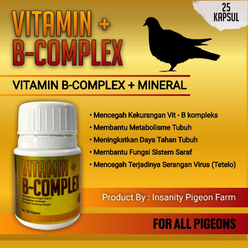 Vitamin+b-complex MULTIVITAMIN Special Pigeon 25 Capsules | Shopee Malaysia