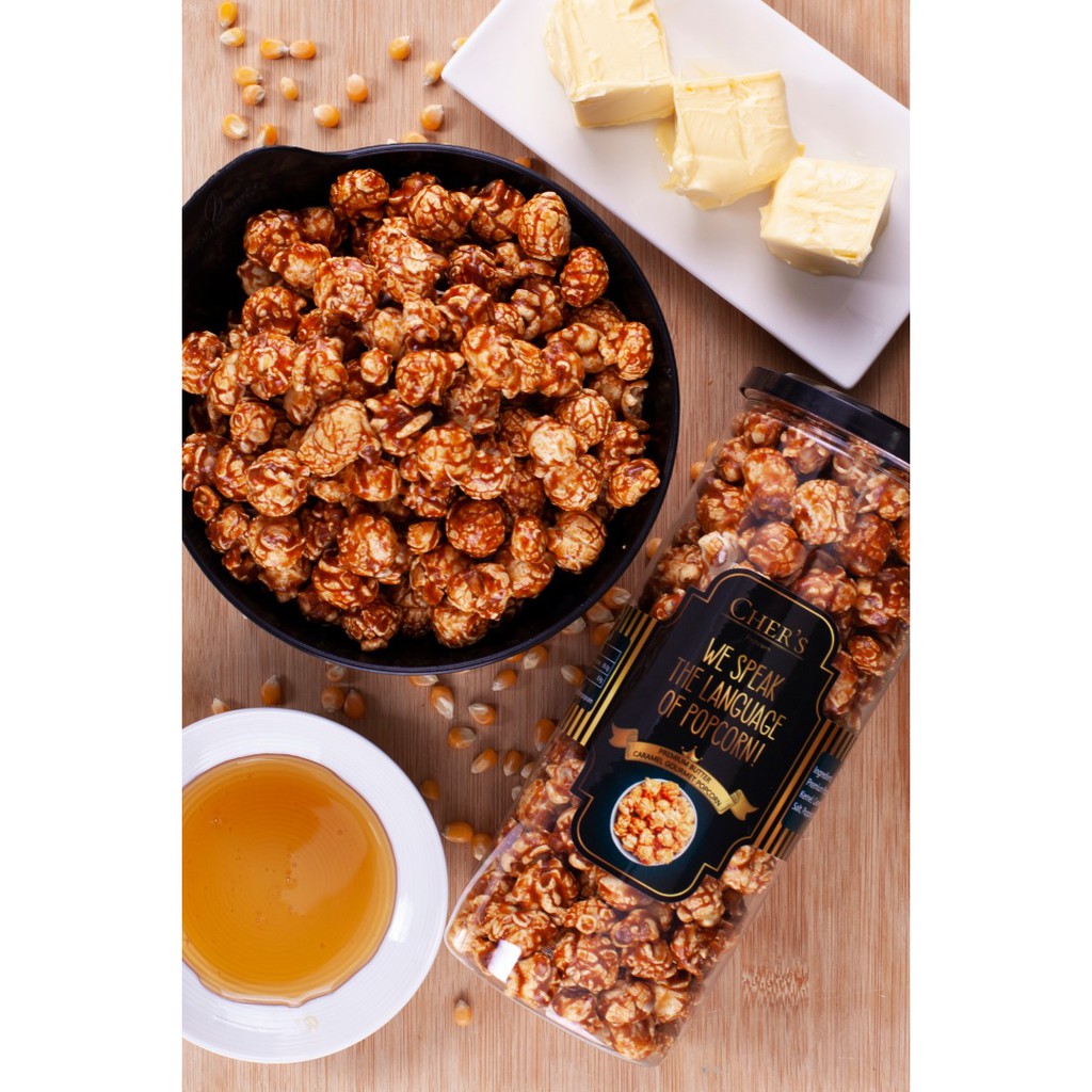 Cher's Popcorn Premium Butter Caramel Gourmet Popcorn | Shopee Malaysia