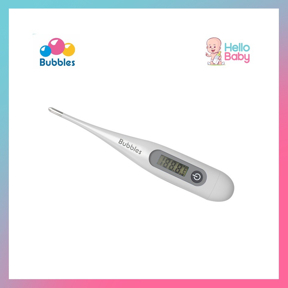 Bubbles Digital Thermometer High Accuracy Baby Kids Thermometer ...