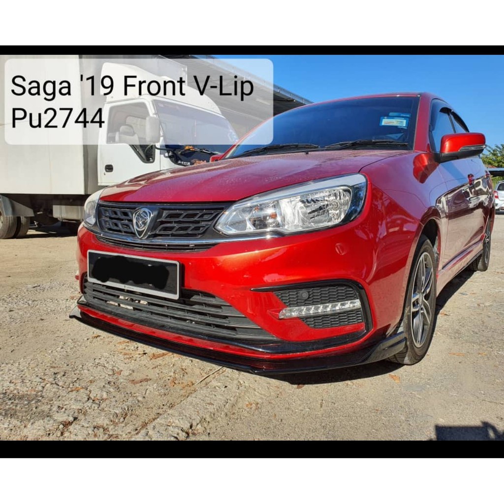 Proton Saga VVT 2019-2024 Front V-Lip With Paint | Shopee Malaysia