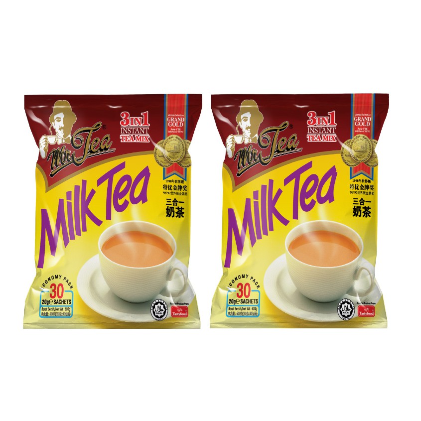 MR TEA Instant Milk Tea Mix 3 IN 1 (2 PKT) / MR TEA Campuran Teh Susu ...