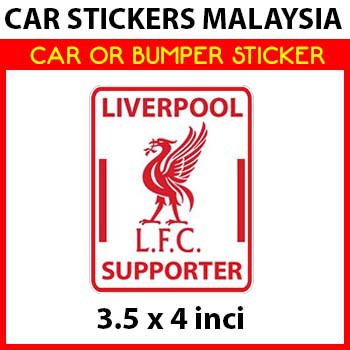Car Sticker / Bumper Sticker / Small Stickers - Liverpool Supporter EP ...