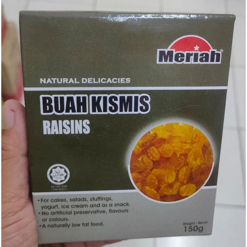 MERIAH BUAH KISMIS / RAISINS 150G | Shopee Malaysia