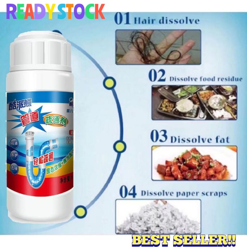 MALAYSIA READY STOCK Clog Remover Drain Pipe Basin Cleaner Clogged ...