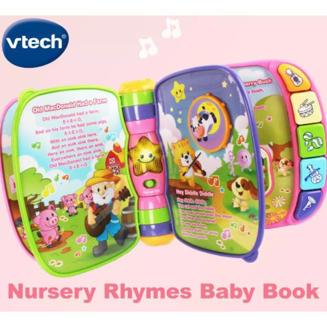 [100%Genuine] Vtech Musical Rhymes Book | Shopee Malaysia