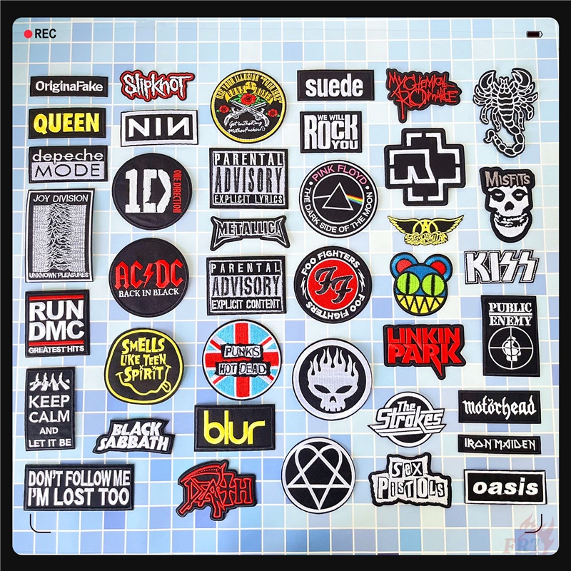 ♥ Rock Band - Punks Not Dead Iron-On Patch ♥ 1Pc We Will Rock You DIY ...