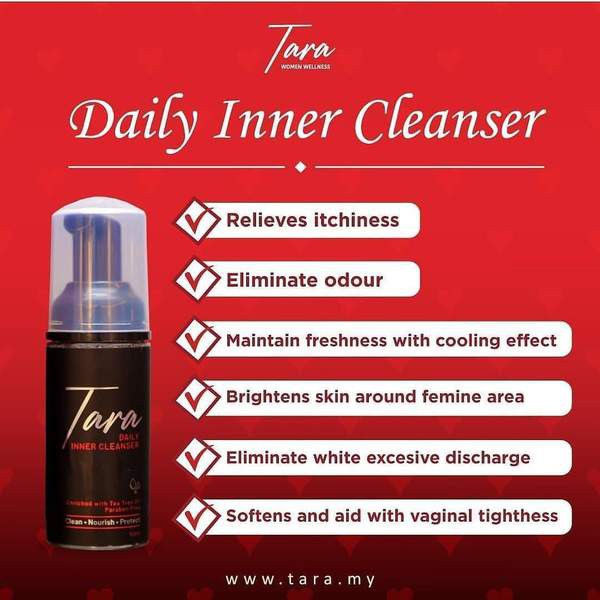 Tara Daily Inner Cleanser byTara - menghilangkan kegatalan pada miss V🔥 ...