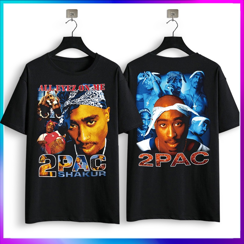 ThreeSixtee Mega-Print Modern-Vintage Shirt TUPAC CHICAGO BULLS Bootleg ...