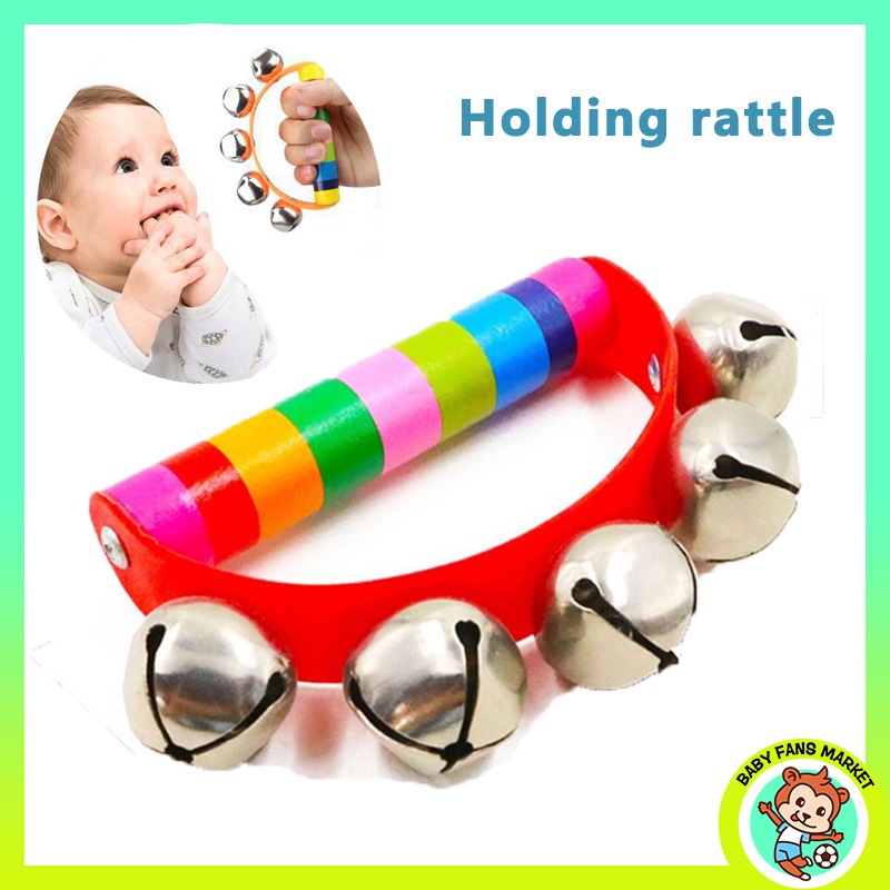 Semicircle Handbell Rattle Orif ORFF Toddler Training Listening Grip ...