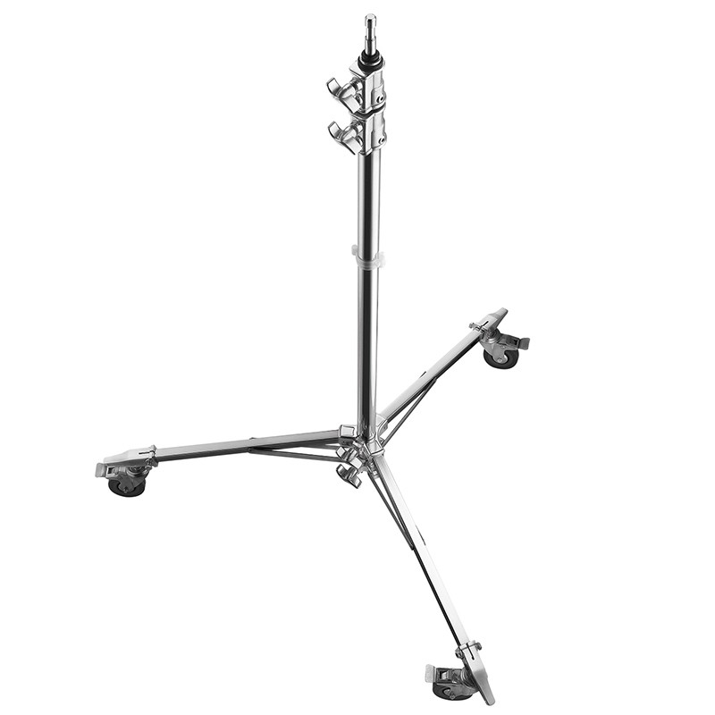 Heavy Duty Dolly Stand/Baby Rolling Studio Stand (Silver) | Shopee Malaysia