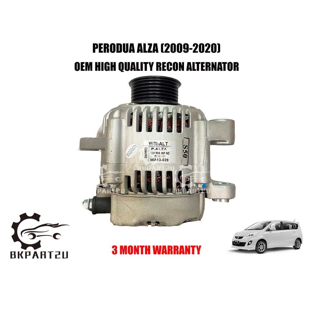 PERODUA ALZA 1.5 MYVI 1.5 LAGI BEST (2009-2020) ALTERNATOR 6PK MADE BY ...