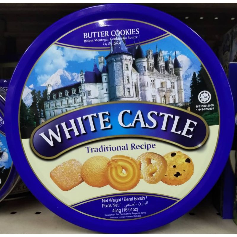 WHITE CASTLE BUTTER COOKIES TRADITIONAL RECIPE (3 PACKET/454GM ...
