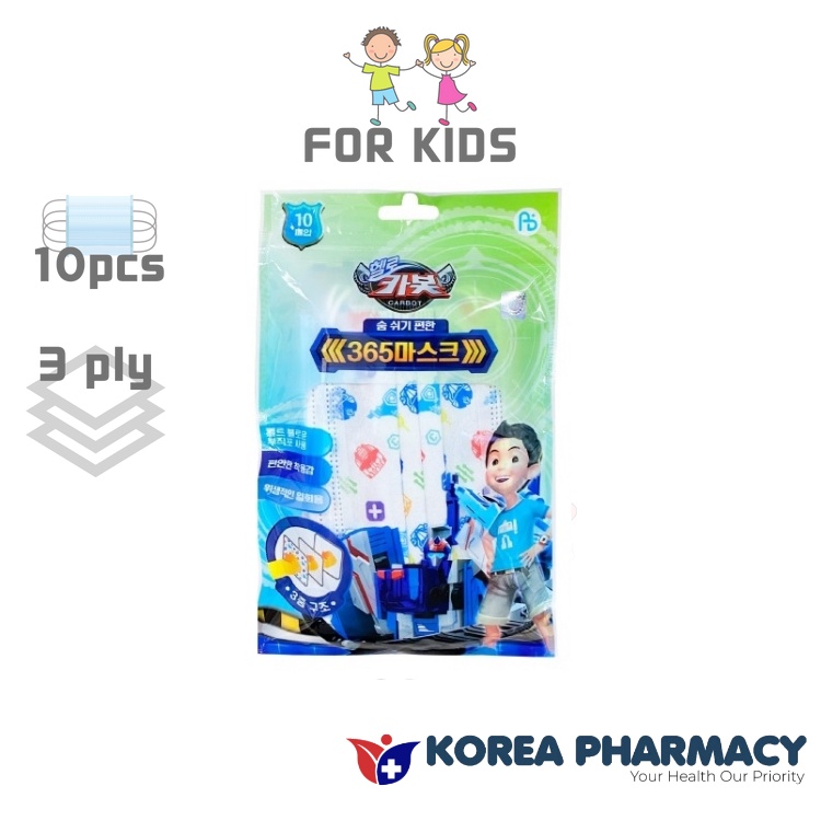 HELLO CARBOT character surgical face Mask 10pcs S for Kid Children *NOT ...