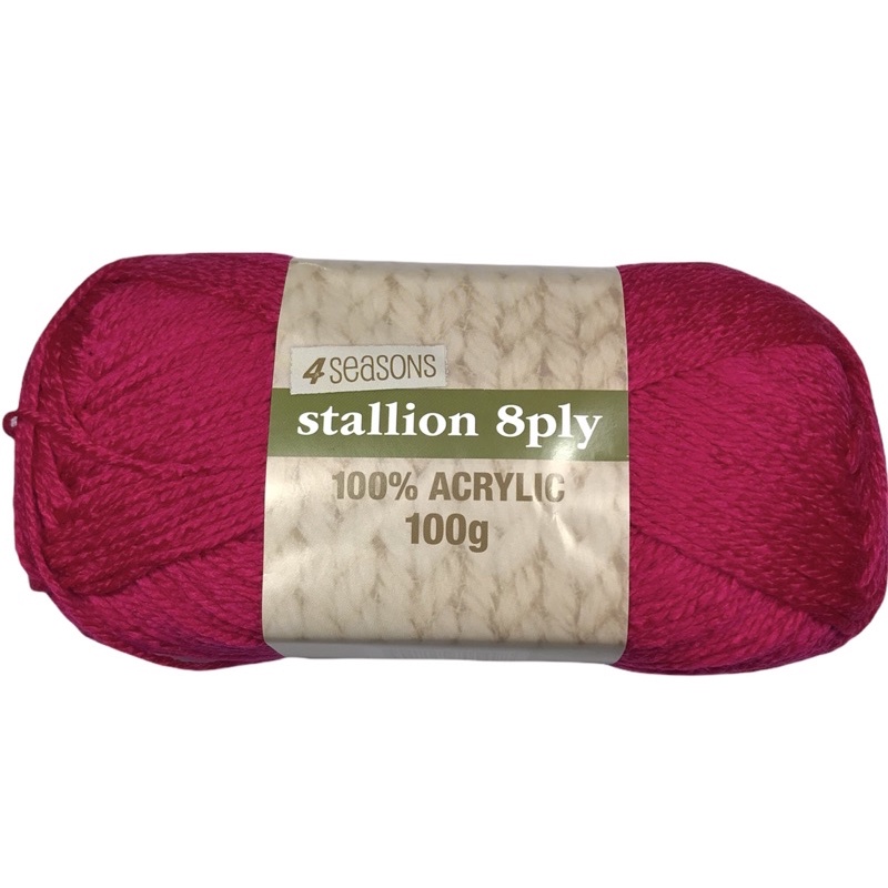 READY STOCK!! 4 Seasons Stallion / Semco brand Acrylic Yarn 100g ...