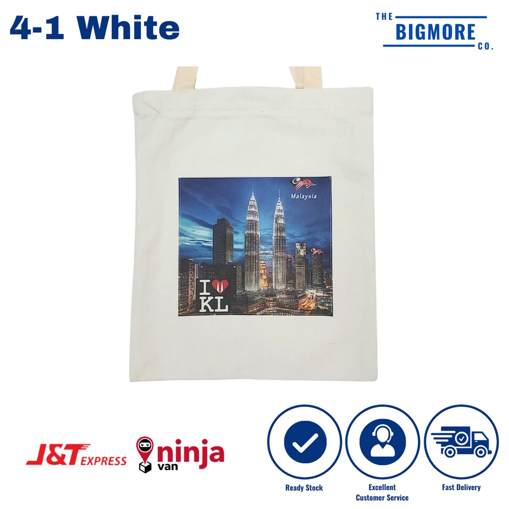 💙Ready Stock💙 40 Designs I Love KL Tote Bags We Are Malaysians City ...