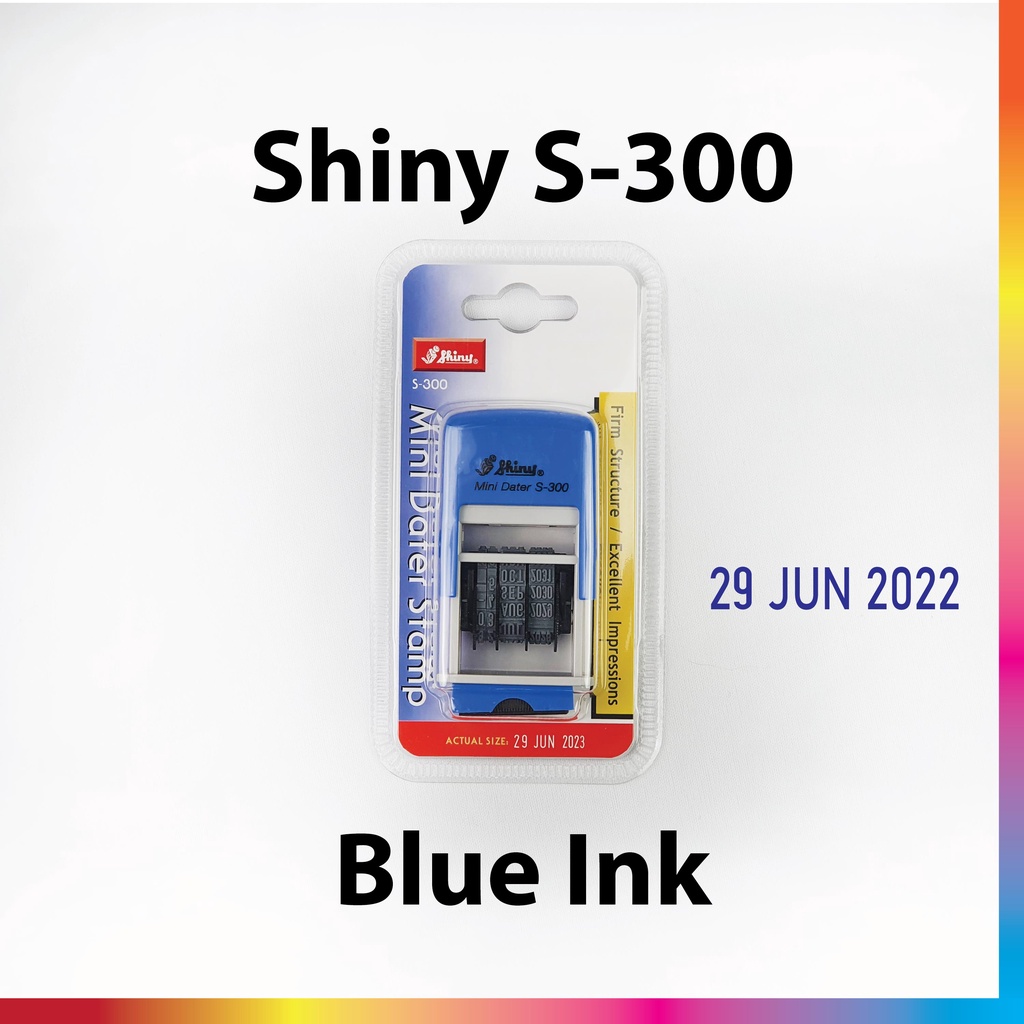 Shiny Mini Dater Stamp S-300 / S-400 (Date Chop) Self-inking Stamp | Shopee Malaysia