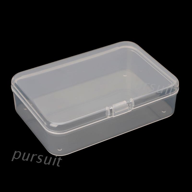 Small Transparent Plastic Storage Boxs Clear Square Multipurpose ...