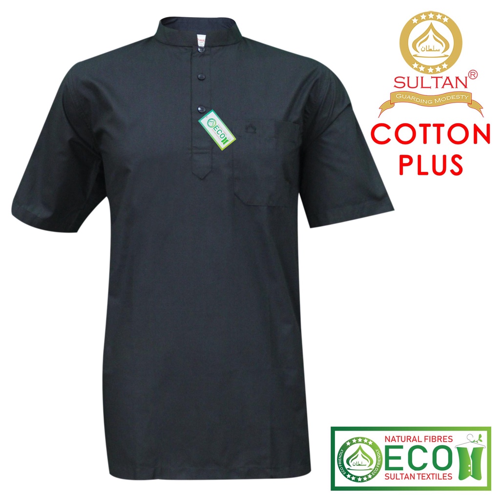 SULTAN KURTA - COTTON PLUS - COLLAR HALF SLEEVES | Shopee Malaysia