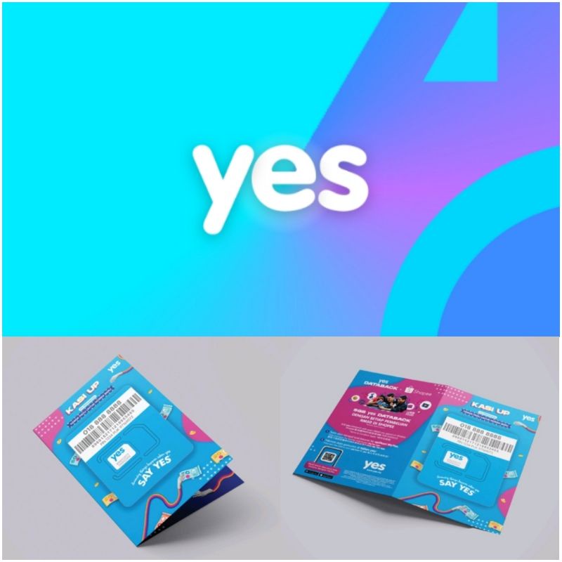 Simkad YES kasi Up Prepaid (Free 10GB/Unlimited Internet Sim card 15 ...