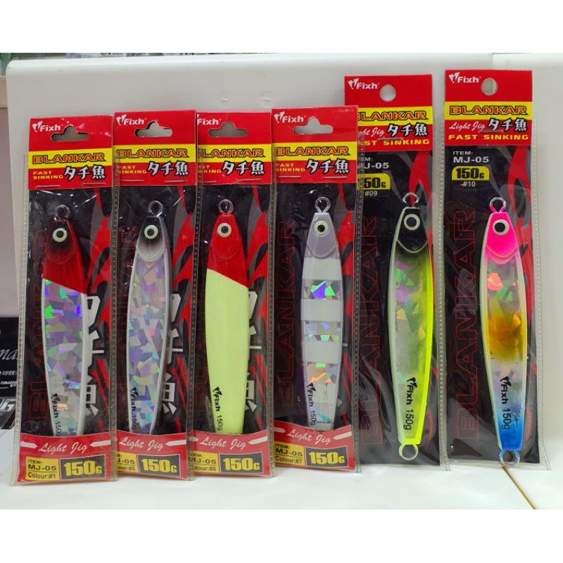 I-Fixh Blankar MJ-05 Luminous UV Jig 100g 120g 150g | Shopee Malaysia