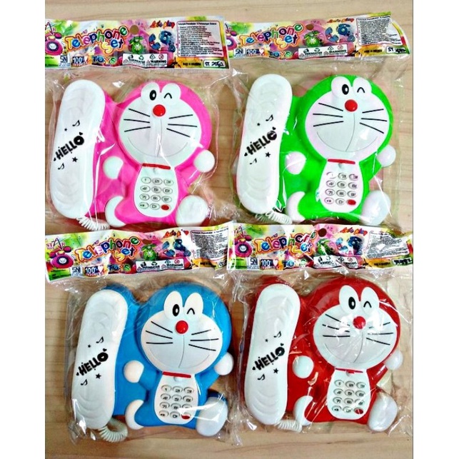Toys HP / Toy HANDPHONE Character DORAEMON / HELLO KITTY MUSIC PHONE ...