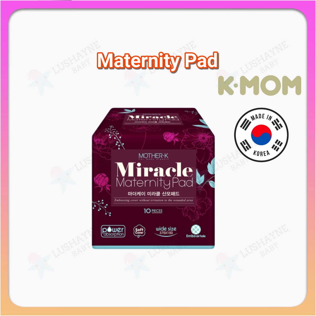 K-MOM KMOM Mother-K Miracle Maternity Pad Pad Bersalin | Shopee Malaysia