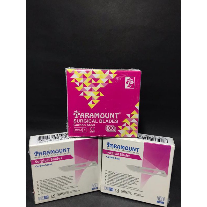 PARAMOUNT SURGICAL BLADES CARBON STEEL | Shopee Malaysia