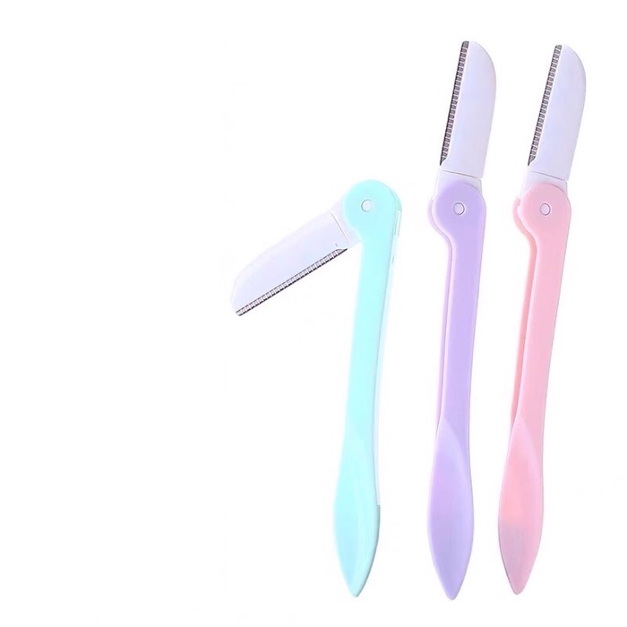 3pcs Stainless Steel Eyebrow Knife Razor Remove Hair Blade Face Shaver ...
