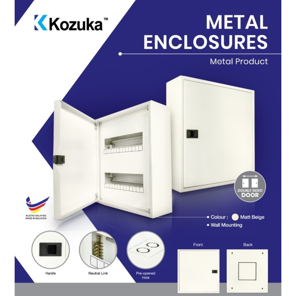 KOZUKA MODURAL METAL ENCLOSURE FOR DB KU SERIES | Shopee Malaysia