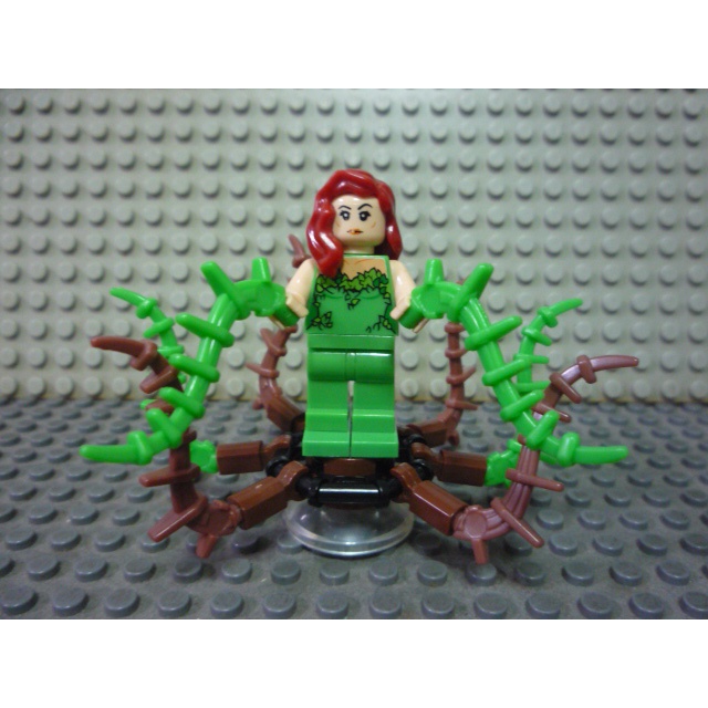 Custom Lego DC Batman Super Villain - Poison Ivy w/Vine Mini Figure ...