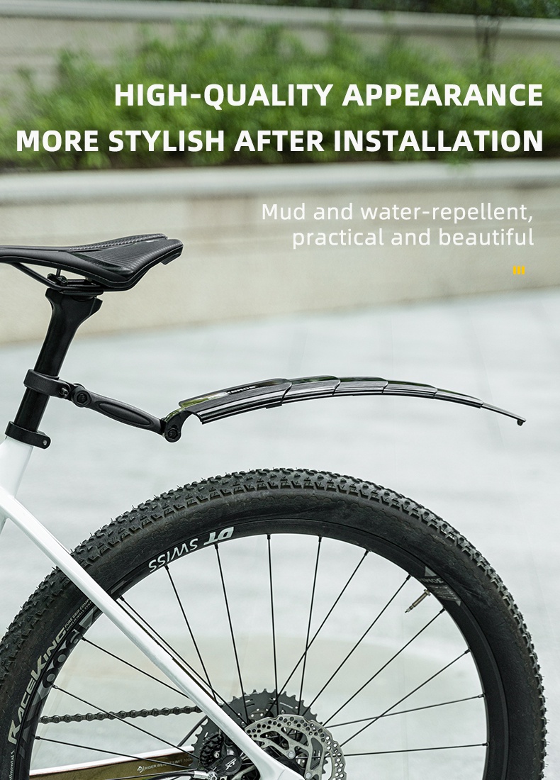 ROCKBROS Retractable Fenders Front and Rear Quick Release Fenders for ...