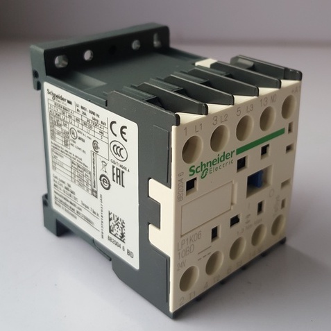 SCHNEIDER Mini Contactor DC24V 3Poles Mini Contactor TeSys K LP1K0610BD ...
