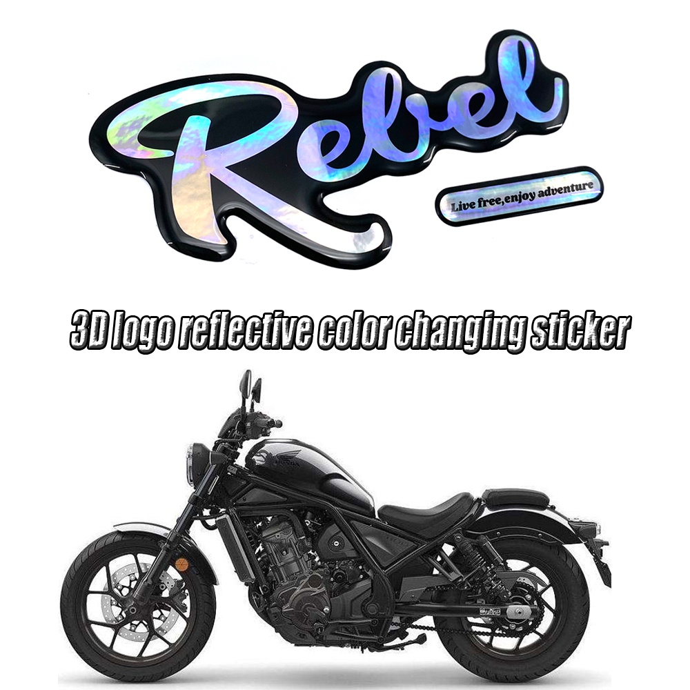 3D REBEL LOGO reflective color changing sticker for Rebel 1100 REBEL300 ...