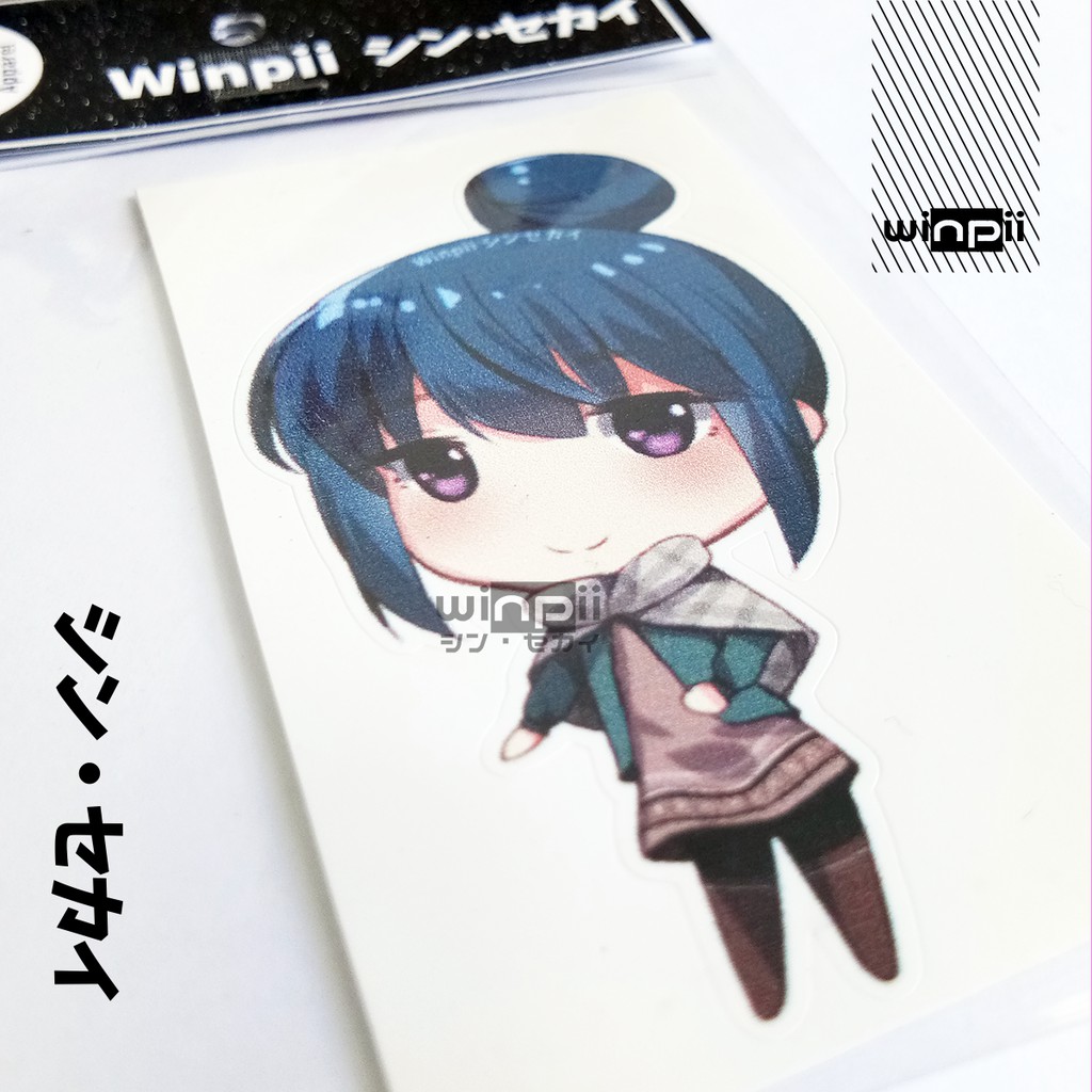 Shima Rin Anime Yuru Camp Stickers/Stickers | Shopee Malaysia
