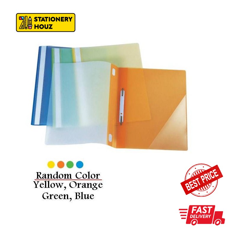 12 pcs x Management File with METAL Fastener | A4 File Plastic File ...