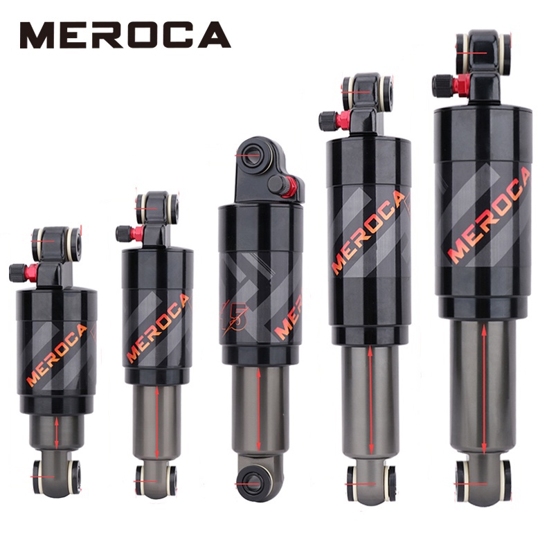MEROCA Mountain Bike Air Rear Shock Absorber Mtb Soft Tail 125 150 165 ...