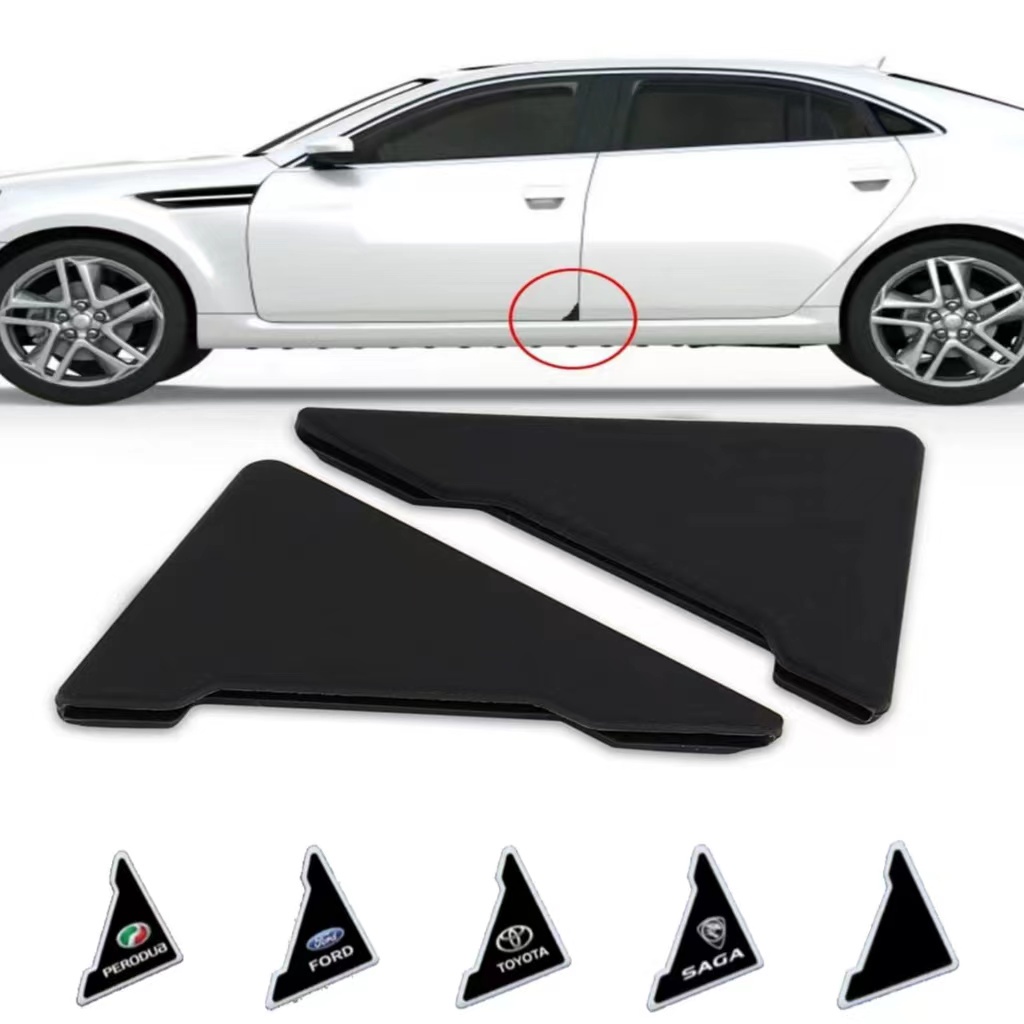 2Pcs Car Door Corner Cover Pintu Anti Collision Protector Sticker ...