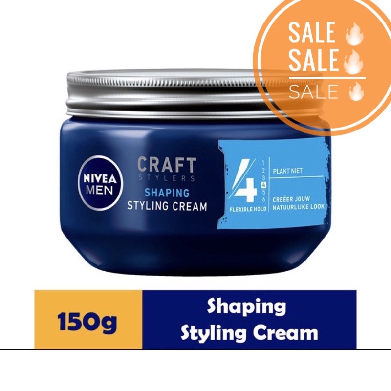 Nivea Hair Care Craft Stylers Shaping Styling Cream 150ml All Type Hair ...