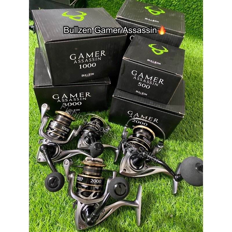 100%Ori🔥🔥 TERBARU Bullzen Gamer Assassin Reel with free gift /Mesin ...